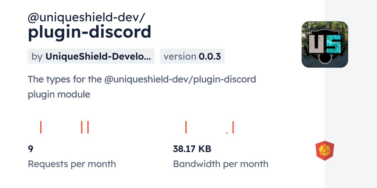 @uniqueshield-dev/plugin-discord CDN by jsDelivr - A CDN for npm and GitHub