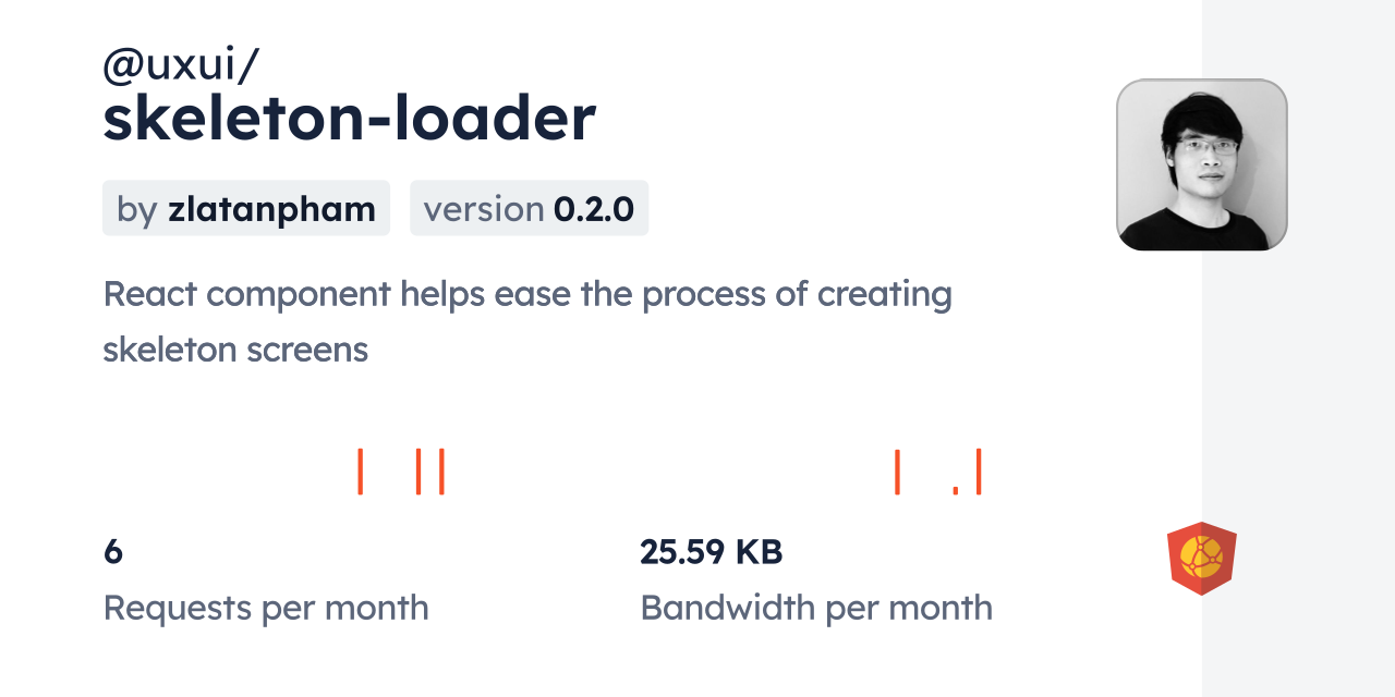 @uxui/skeleton-loader CDN by jsDelivr - A CDN for npm and GitHub