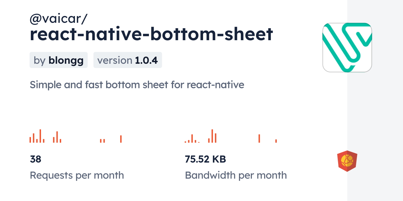 @vaicar/react-native-bottom-sheet CDN by jsDelivr - A CDN for npm and GitHub