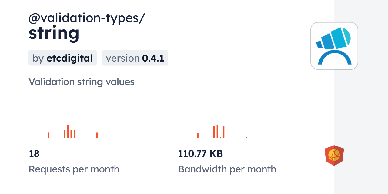 @validation-types/string CDN by jsDelivr - A CDN for npm and GitHub