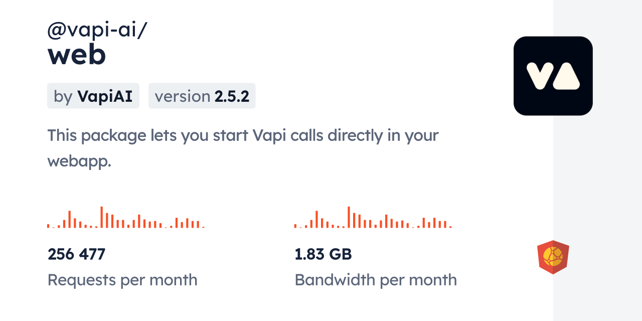 @vapi-ai/web CDN by jsDelivr - A CDN for npm and GitHub