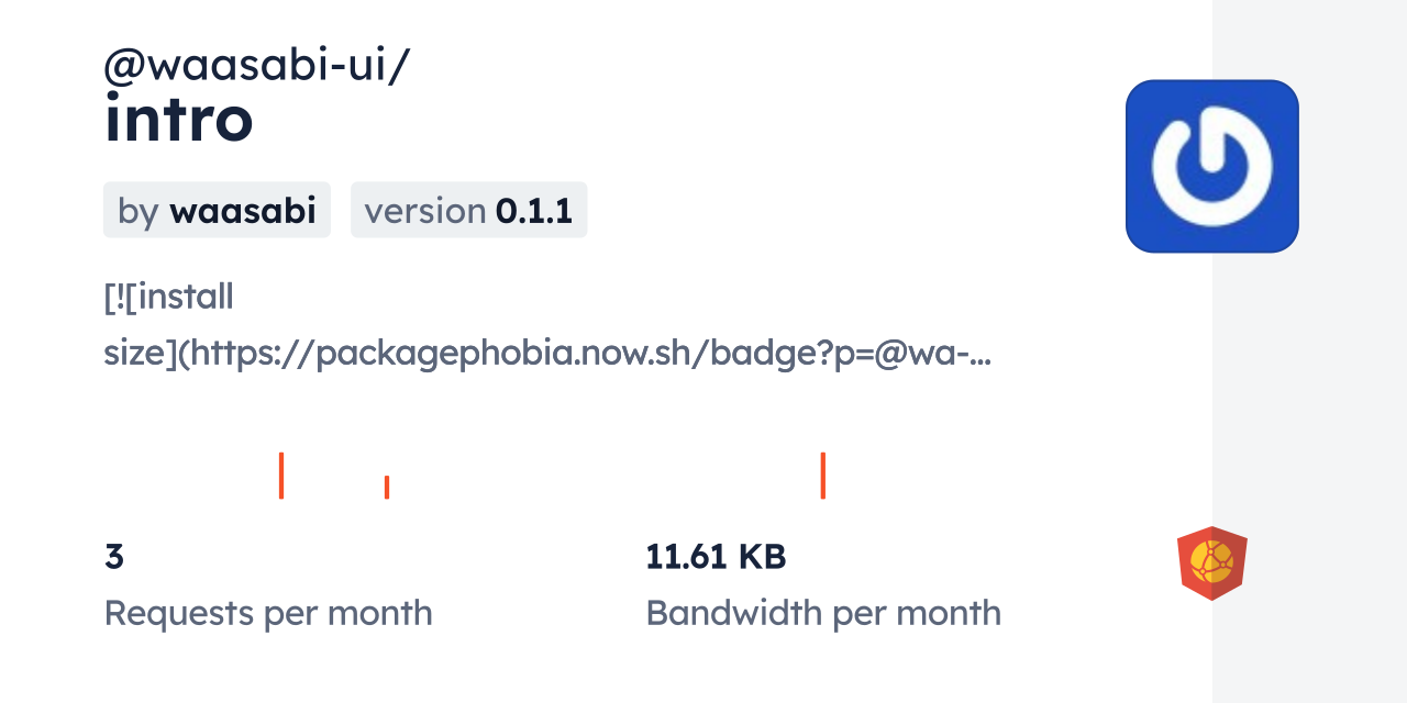 @waasabi-ui/intro CDN by jsDelivr - A CDN for npm and GitHub