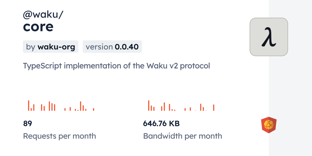 @waku/core CDN by jsDelivr - A CDN for npm and GitHub