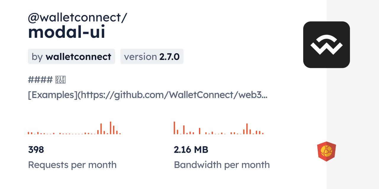 @walletconnect/modal-ui CDN by jsDelivr - A CDN for npm and GitHub