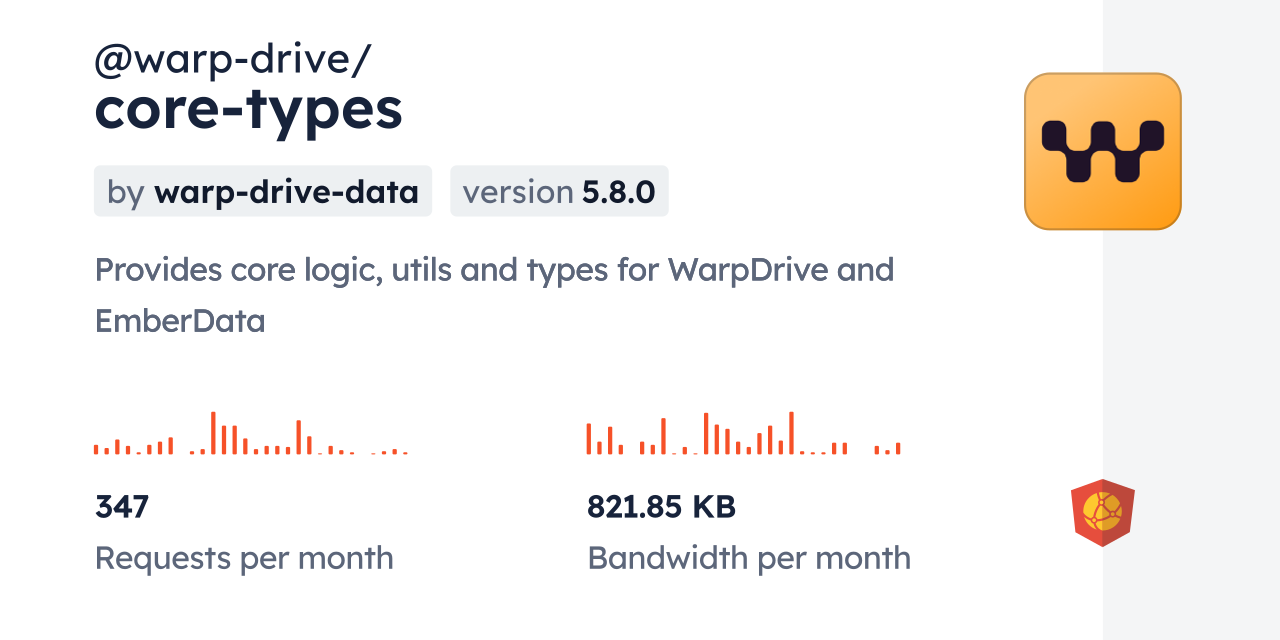 @warp-drive/core-types CDN by jsDelivr - A CDN for npm and GitHub