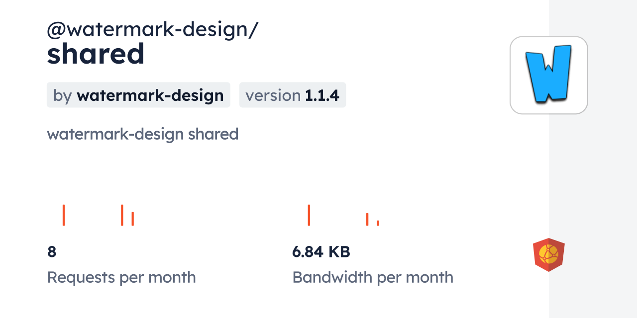 @watermark-design/shared CDN by jsDelivr - A CDN for npm and GitHub