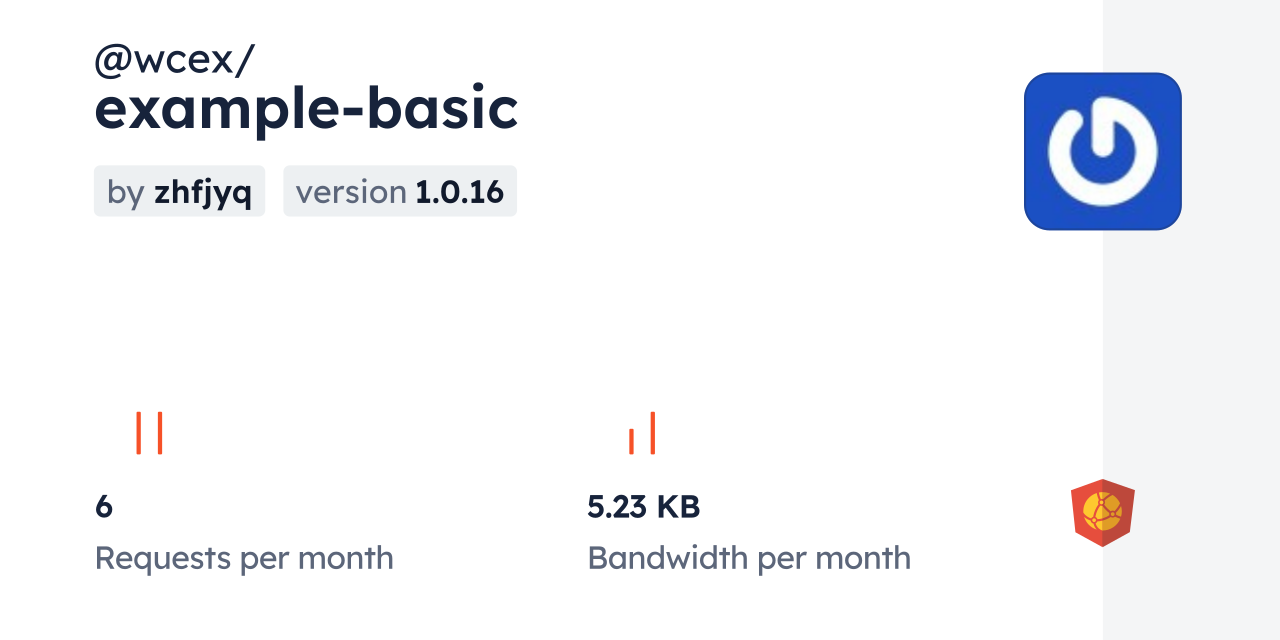 @wcex/example-basic CDN by jsDelivr - A CDN for npm and GitHub