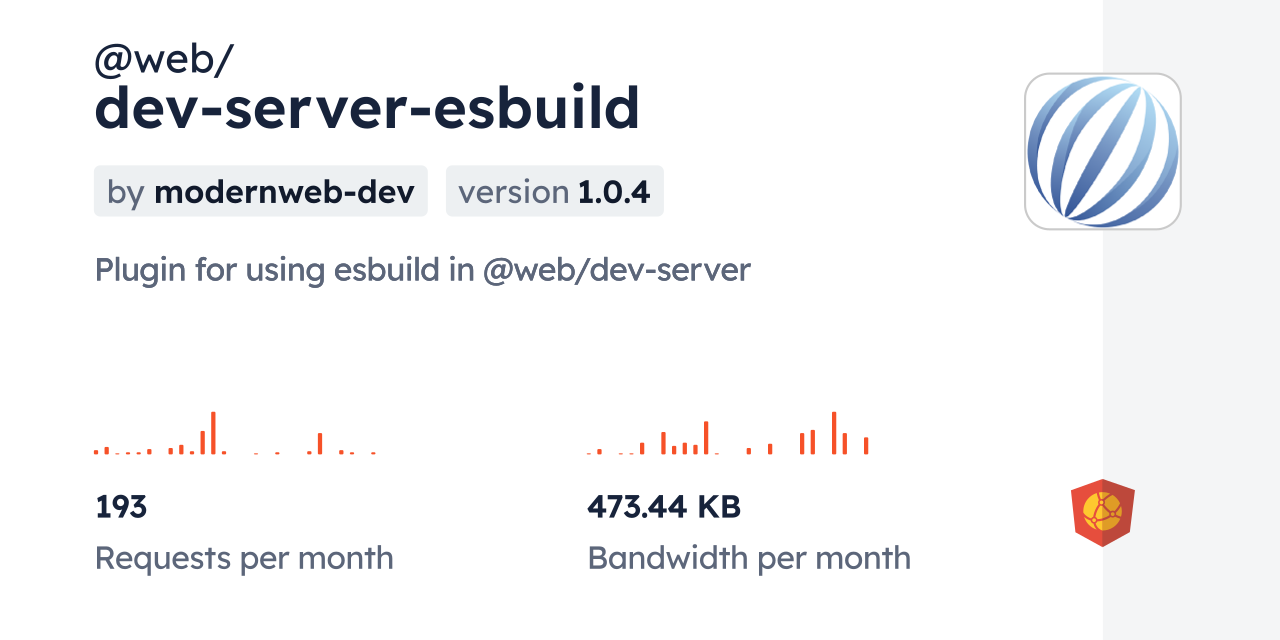 @web/dev-server-esbuild CDN by jsDelivr - A CDN for npm and GitHub