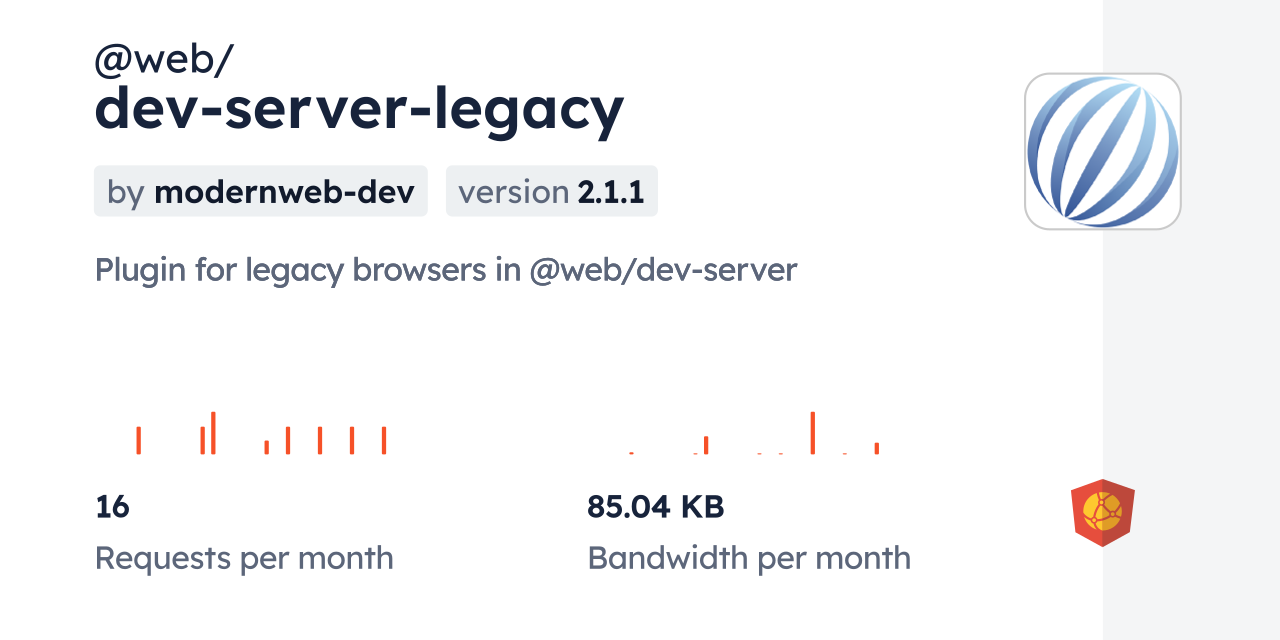@web/dev-server-legacy CDN by jsDelivr - A CDN for npm and GitHub