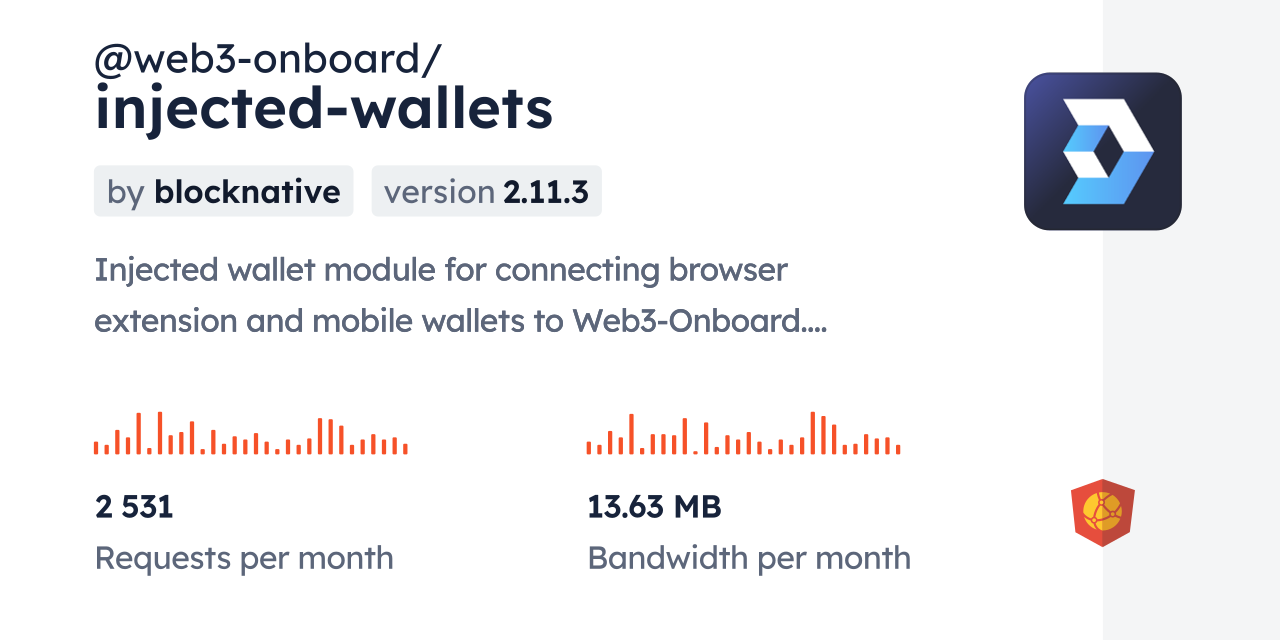 @web3-onboard/injected-wallets CDN by jsDelivr - A CDN for npm and GitHub