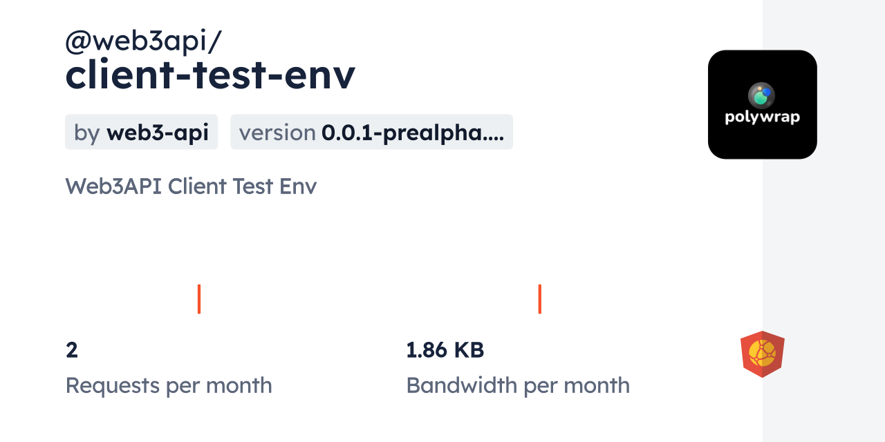 @web3api/client-test-env CDN by jsDelivr - A CDN for npm and GitHub