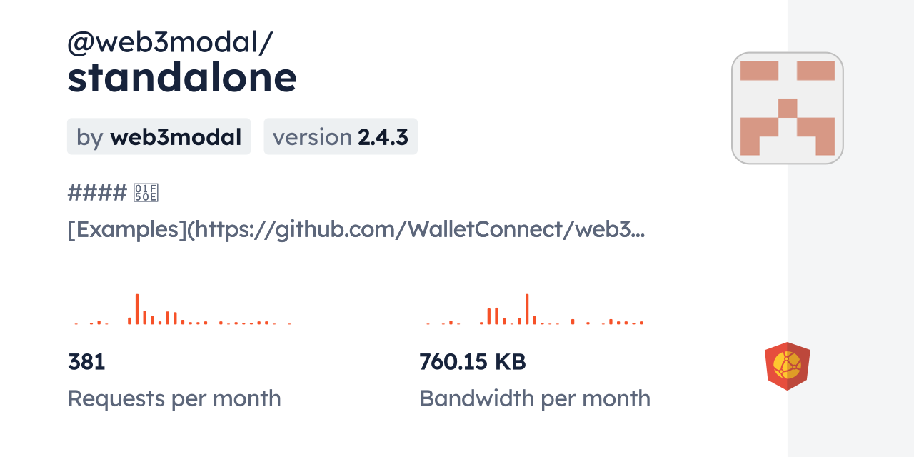 @web3modal/standalone CDN by jsDelivr - A CDN for npm and GitHub
