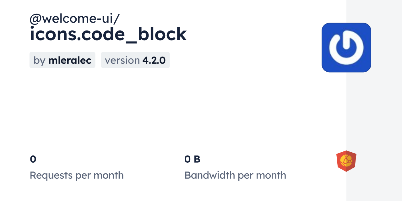 @welcome-ui/icons.code_block CDN by jsDelivr - A CDN for npm and GitHub