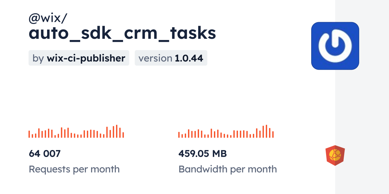 @wix/auto_sdk_crm_tasks CDN by jsDelivr - A CDN for npm and GitHub