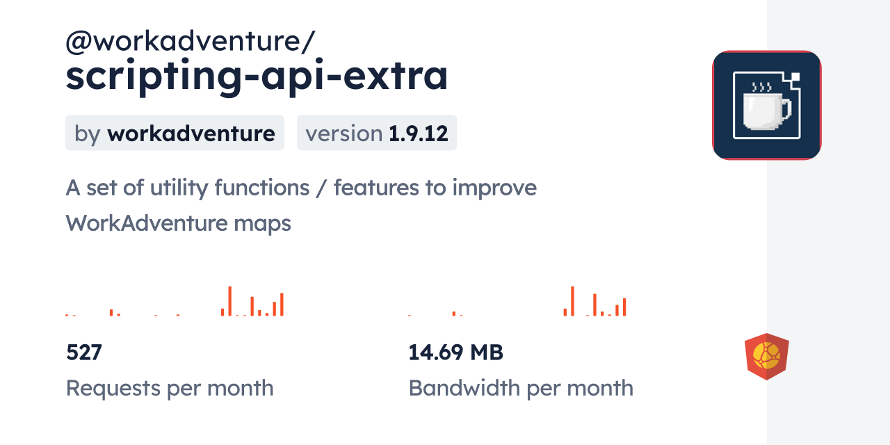 @workadventure/scripting-api-extra CDN by jsDelivr - A CDN for npm and GitHub