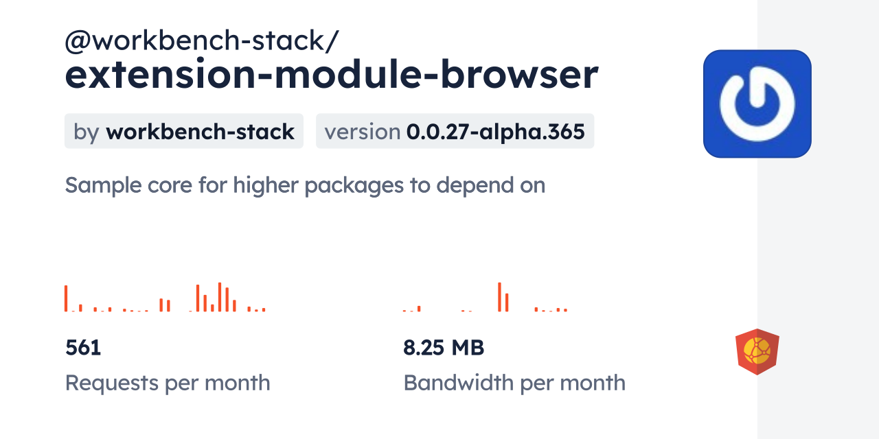 @workbench-stack/extension-module-browser CDN by jsDelivr - A CDN for npm and GitHub