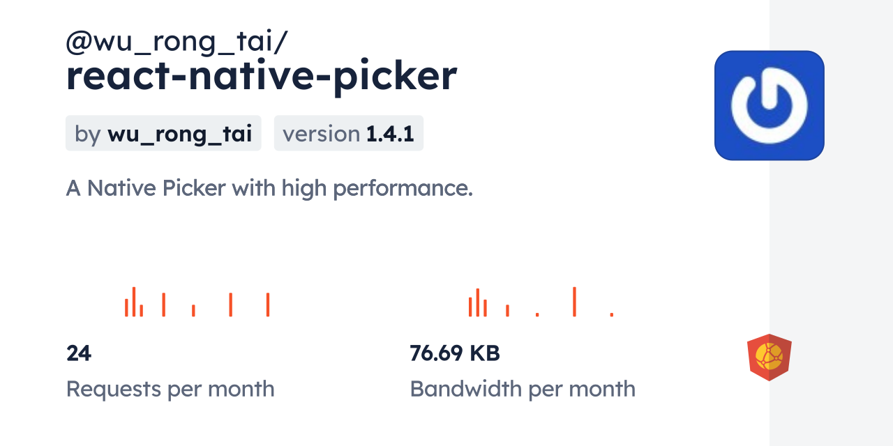 @wu_rong_tai/react-native-picker CDN by jsDelivr - A CDN for npm and GitHub