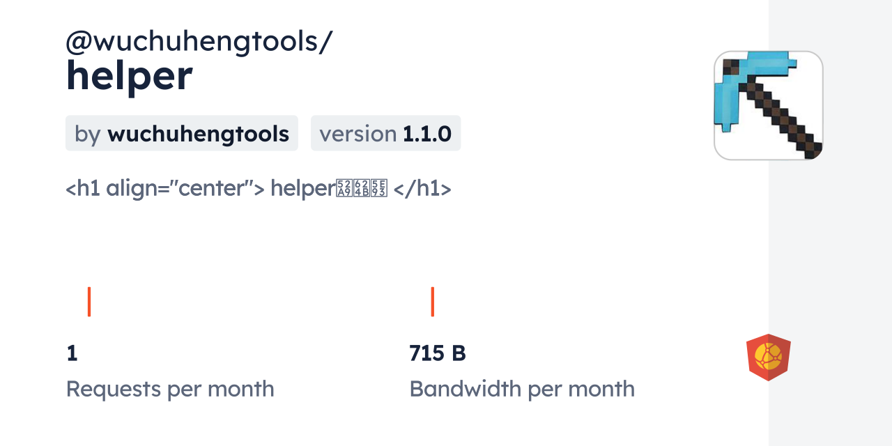 @wuchuhengtools/helper CDN by jsDelivr - A CDN for npm and GitHub