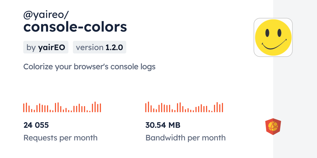 @yaireo/console-colors CDN by jsDelivr - A CDN for npm and GitHub
