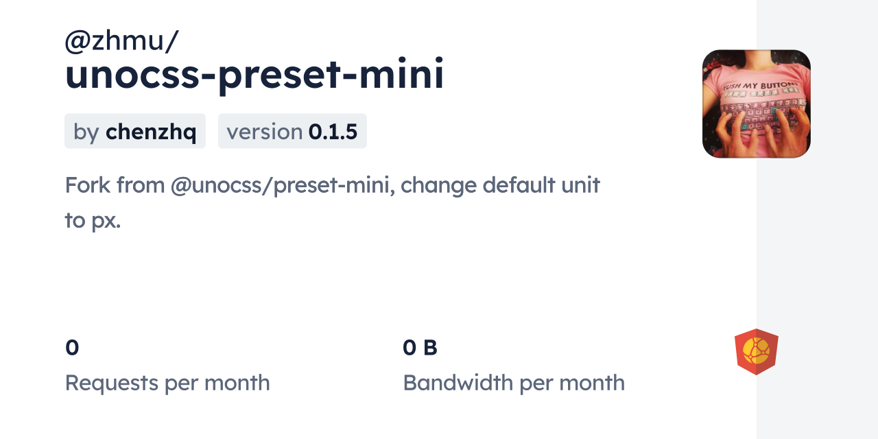 @zhmu/unocss-preset-mini CDN by jsDelivr - A CDN for npm and GitHub