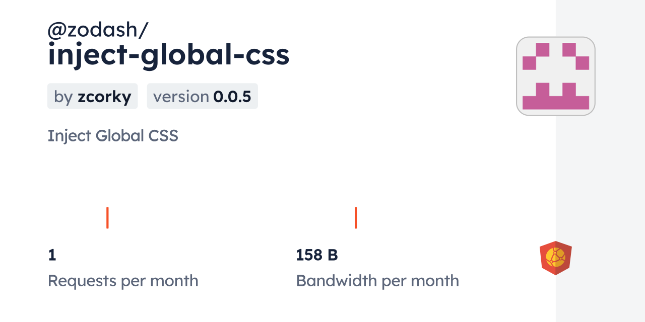 @zodash/inject-global-css CDN by jsDelivr - A CDN for npm and GitHub