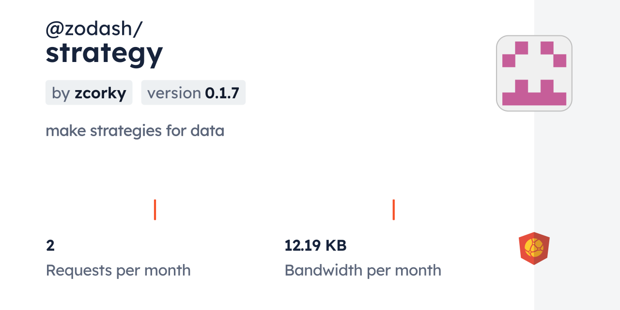 @zodash/strategy CDN by jsDelivr - A CDN for npm and GitHub