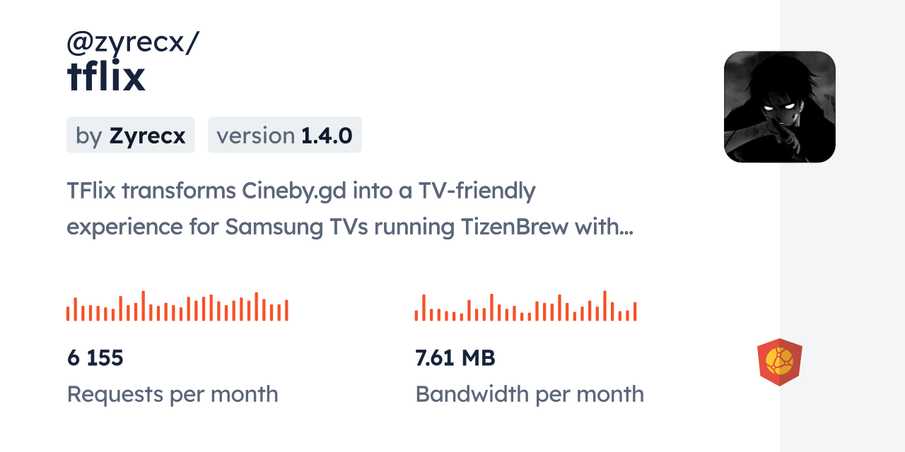 @zyrecx/tflix CDN by jsDelivr - A CDN for npm and GitHub