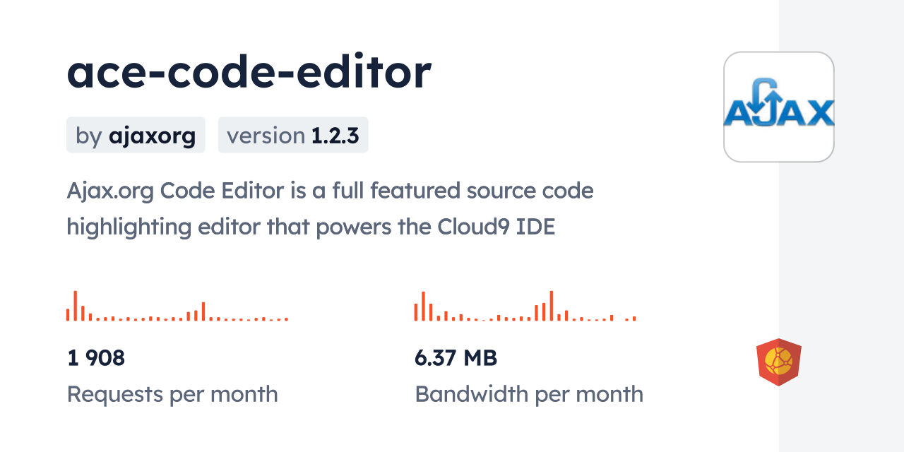 ace-code-editor CDN by jsDelivr - A CDN for npm and GitHub