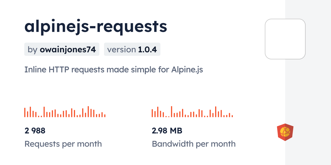 alpinejs-requests CDN by jsDelivr - A CDN for npm and GitHub