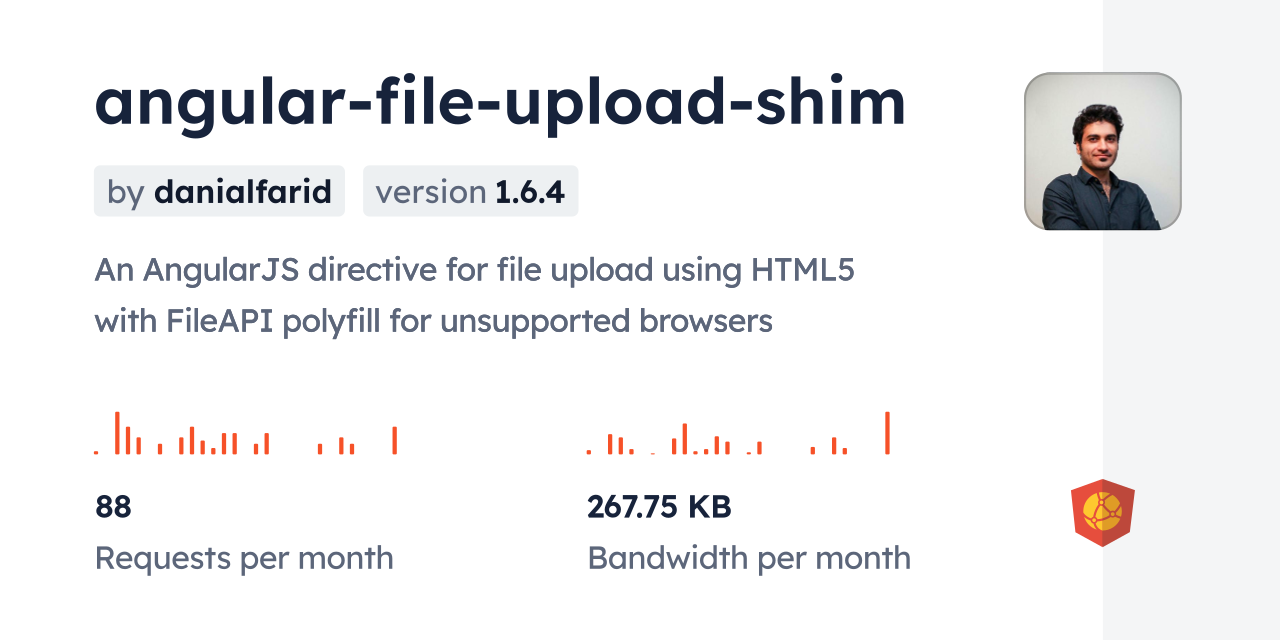 angular-file-upload-shim CDN by jsDelivr - A CDN for npm and GitHub