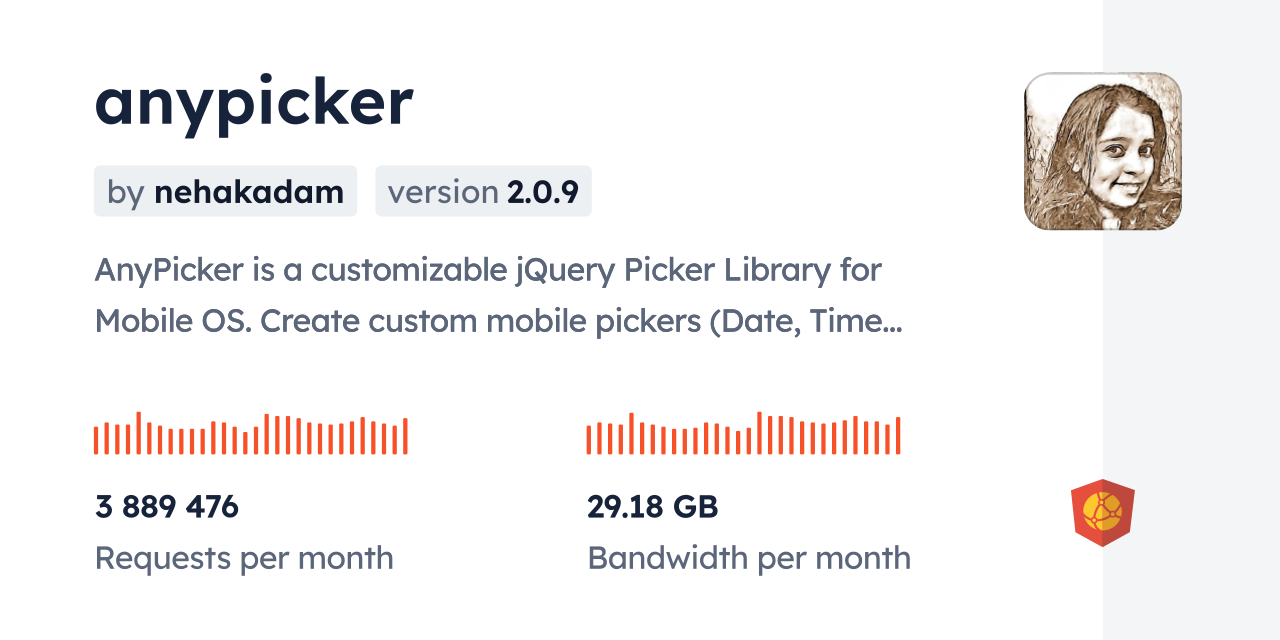anypicker CDN by jsDelivr - A CDN for npm and GitHub