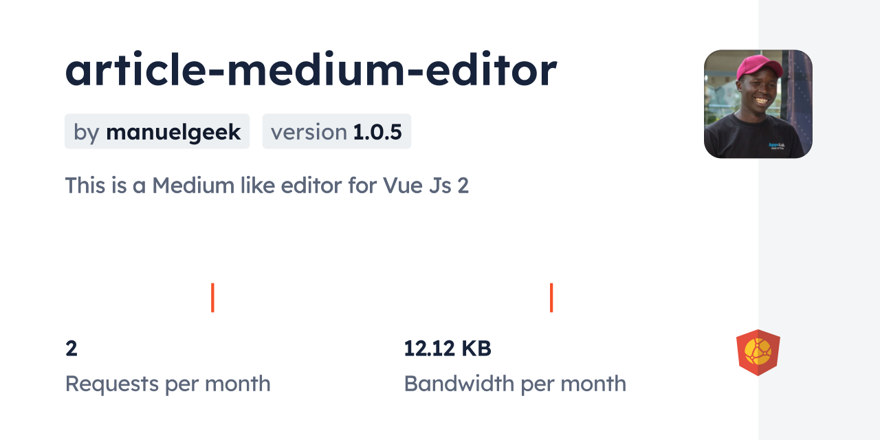 article-medium-editor CDN by jsDelivr - A CDN for npm and GitHub
