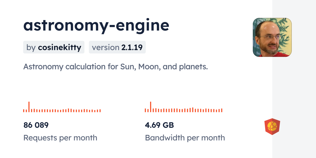 astronomy-engine CDN by jsDelivr - A CDN for npm and GitHub