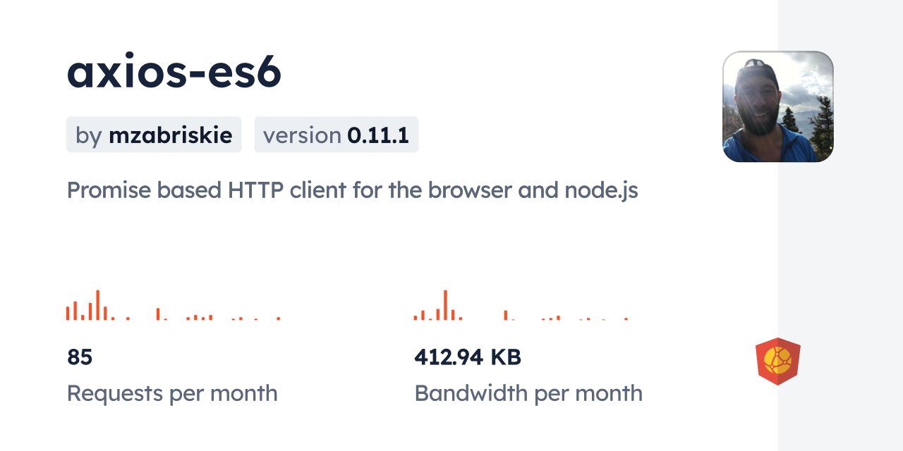 axios-es6 CDN by jsDelivr - A CDN for npm and GitHub