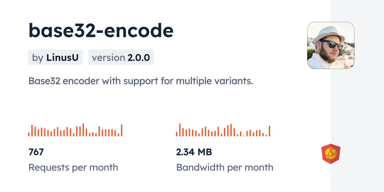 base32-encode CDN by jsDelivr - A CDN for npm and GitHub