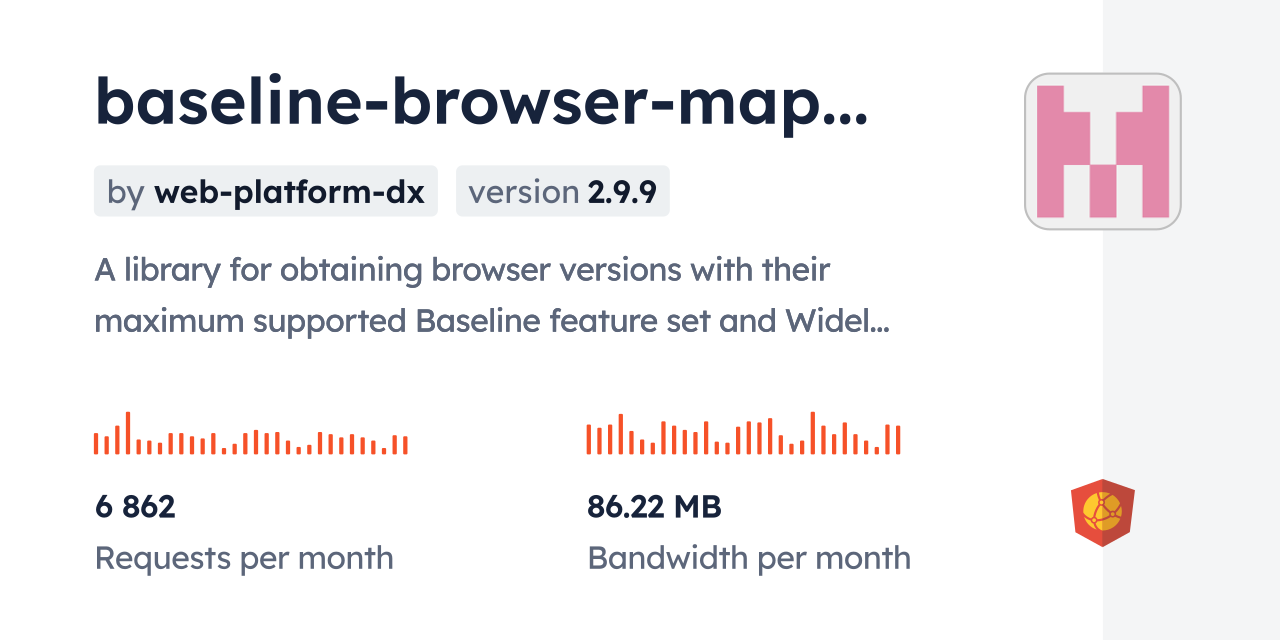 baseline-browser-mapping CDN by jsDelivr - A CDN for npm and GitHub
