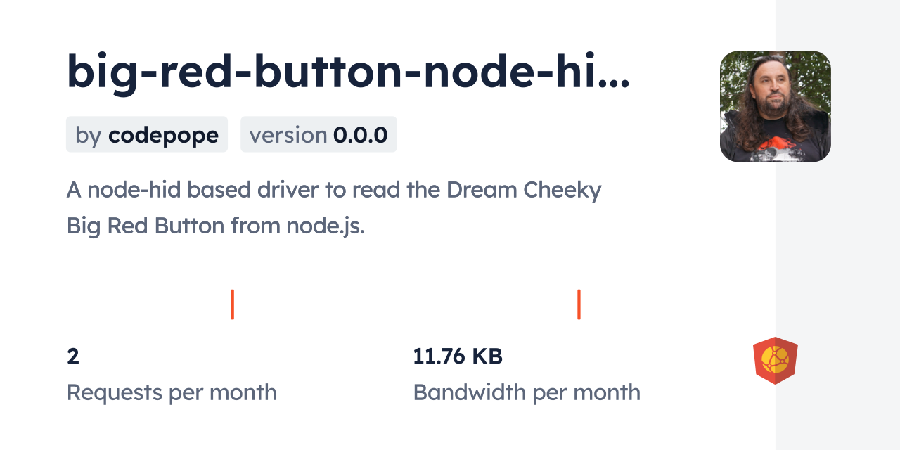 big-red-button-node-hid-2 CDN by jsDelivr - A CDN for npm and GitHub