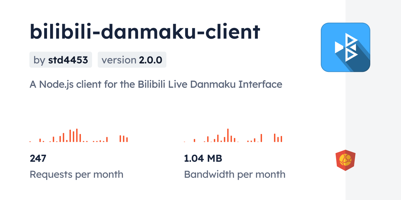 bilibili-danmaku-client CDN by jsDelivr - A CDN for npm and GitHub
