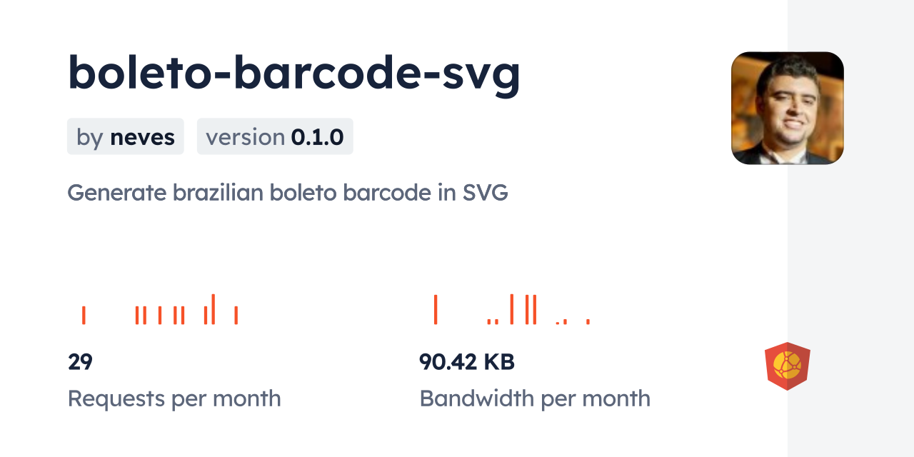 boleto-barcode-svg CDN by jsDelivr - A CDN for npm and GitHub