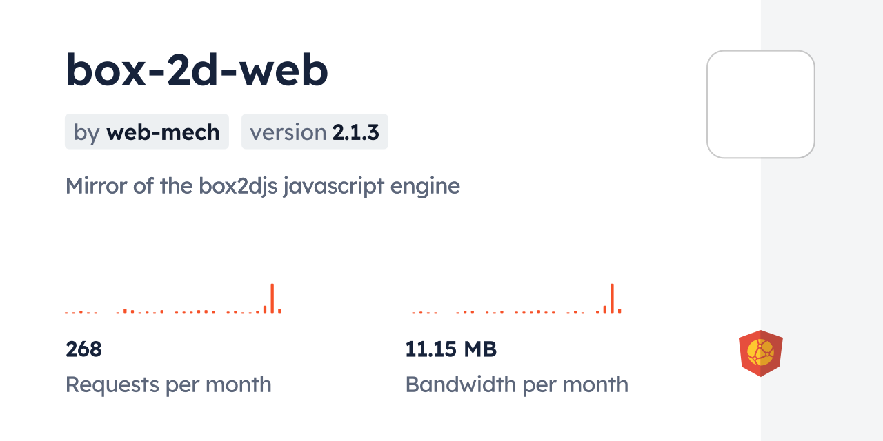 box-2d-web CDN by jsDelivr - A CDN for npm and GitHub