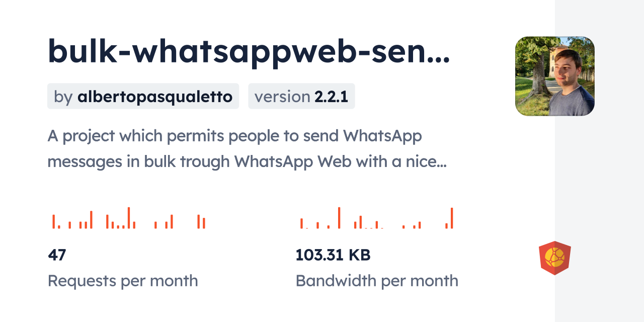 bulk-whatsappweb-sender CDN by jsDelivr - A CDN for npm and GitHub