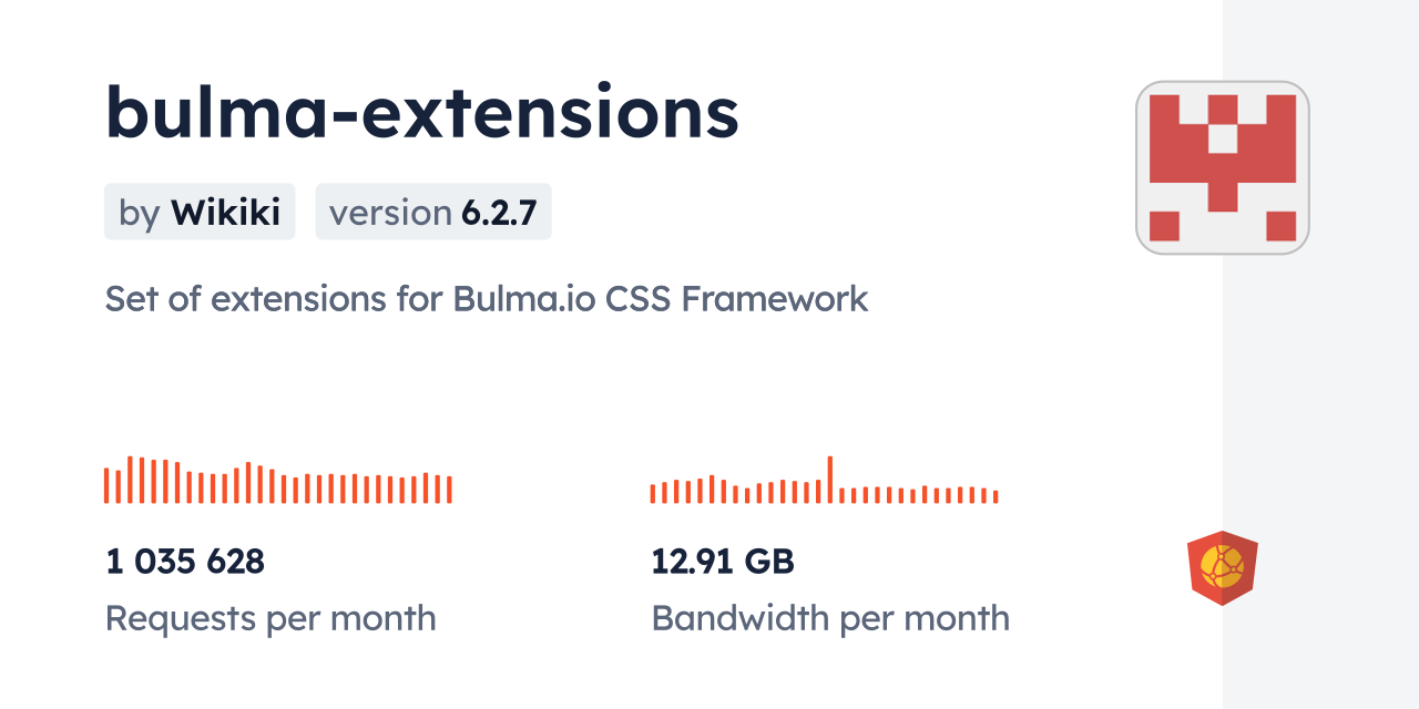 bulma-extensions CDN by jsDelivr - A CDN for npm and GitHub