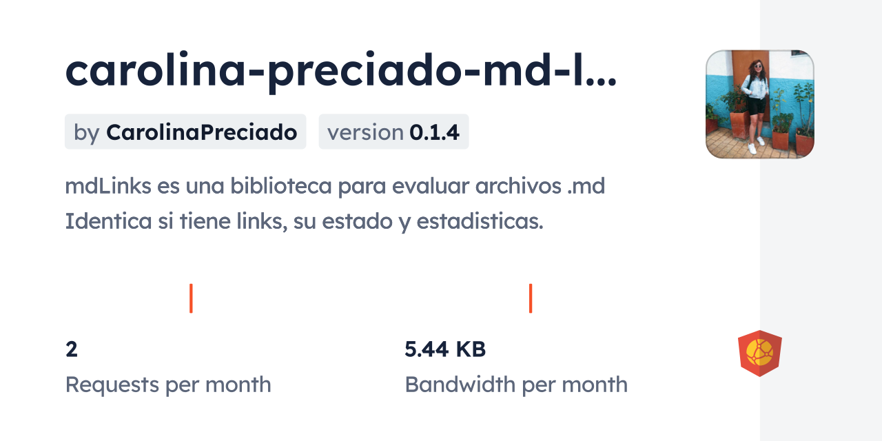 carolina-preciado-md-links CDN by jsDelivr - A CDN for npm and GitHub