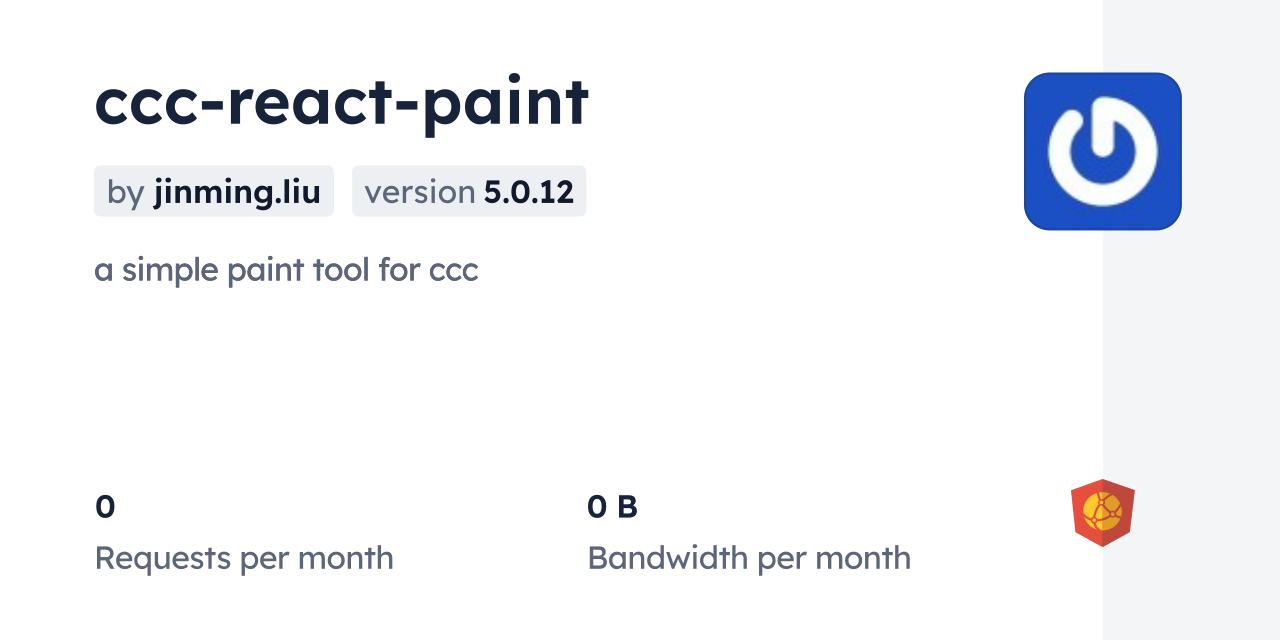 ccc-react-paint CDN by jsDelivr - A CDN for npm and GitHub