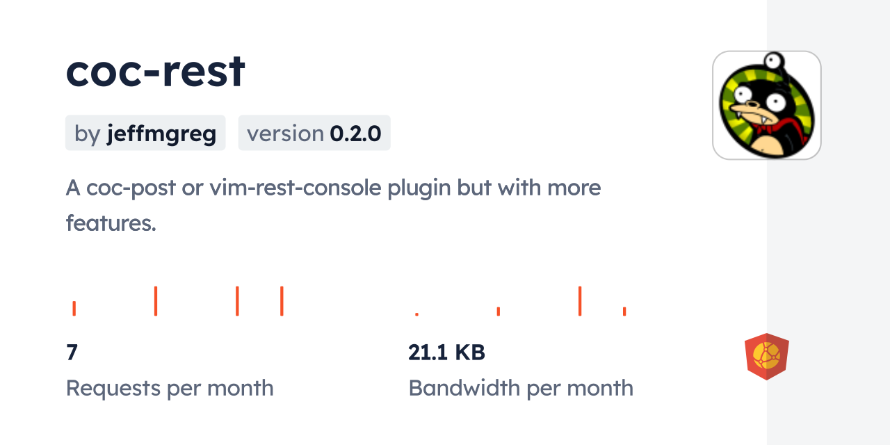 coc-rest CDN by jsDelivr - A CDN for npm and GitHub