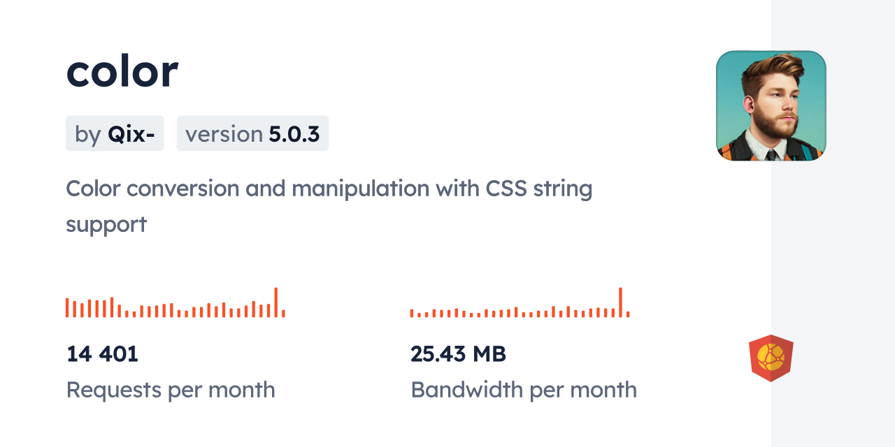 color CDN by jsDelivr - A CDN for npm and GitHub