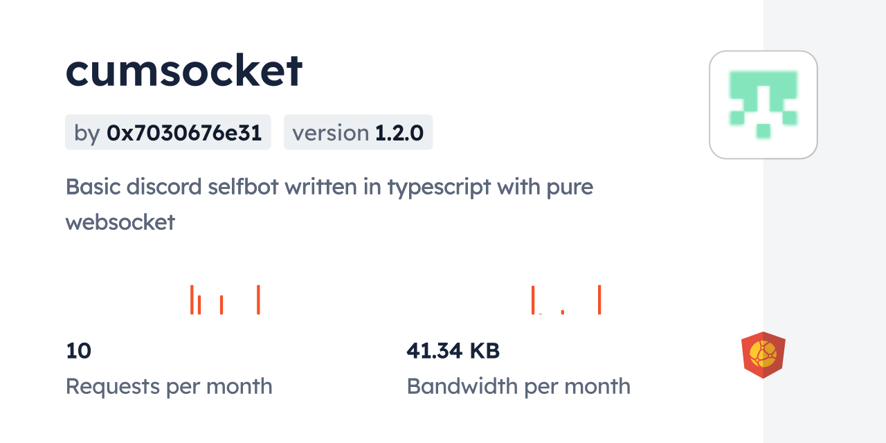 cumsocket CDN by jsDelivr - A CDN for npm and GitHub