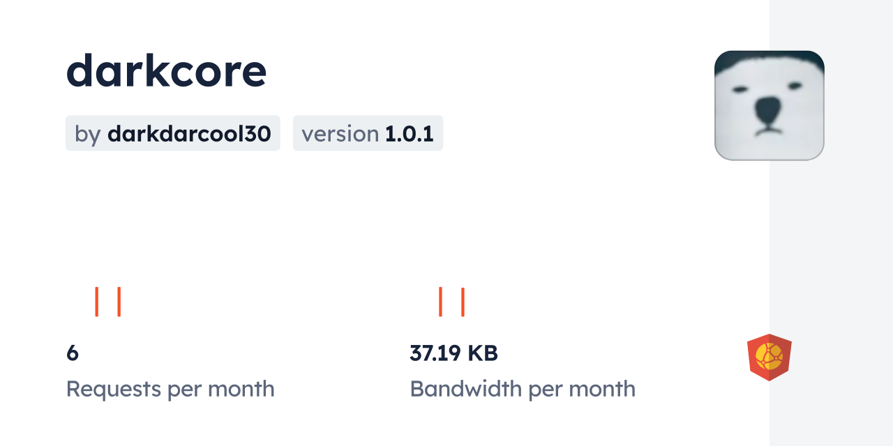 darkcore CDN by jsDelivr - A CDN for npm and GitHub