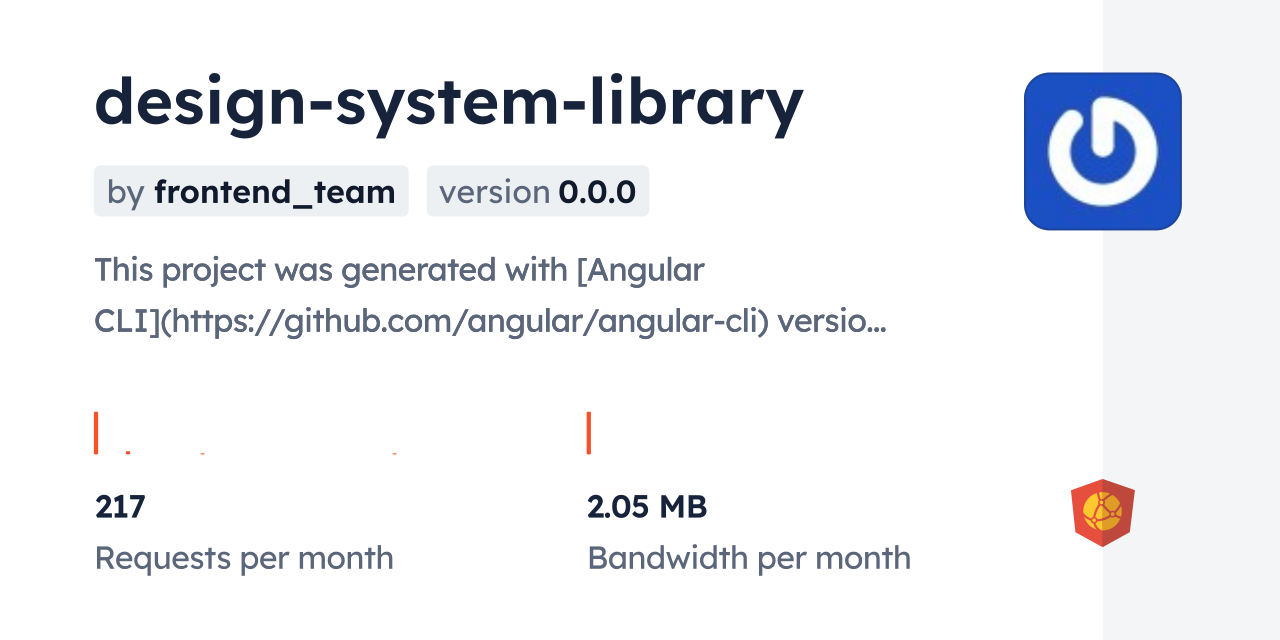 design-system-library CDN by jsDelivr - A CDN for npm and GitHub