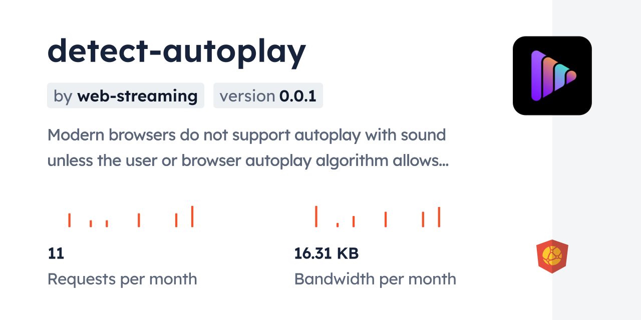 detect-autoplay CDN by jsDelivr - A CDN for npm and GitHub